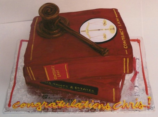 Law book cake - le' Bakery Sensual