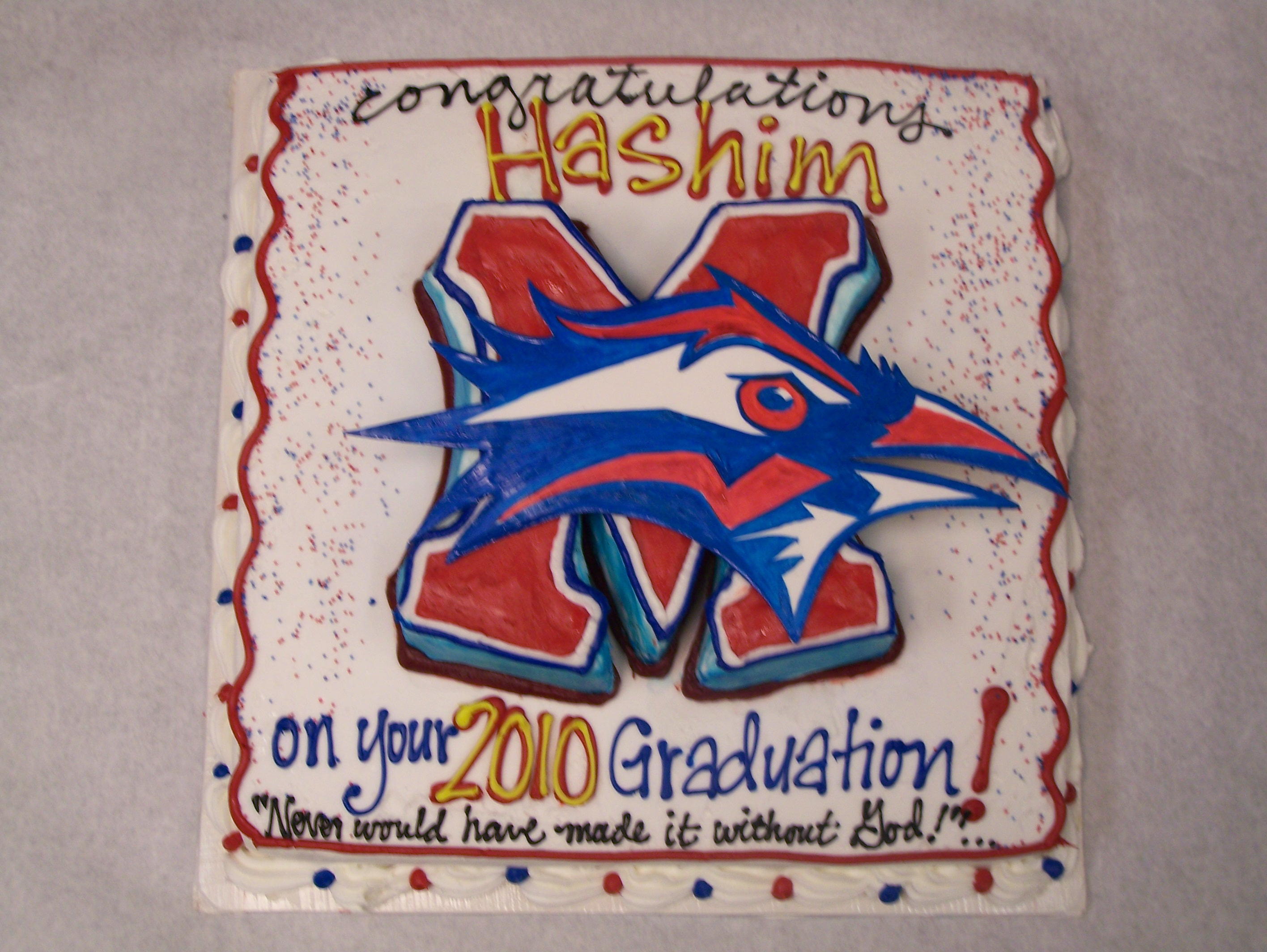 Metro State University grad cake - le' Bakery Sensual