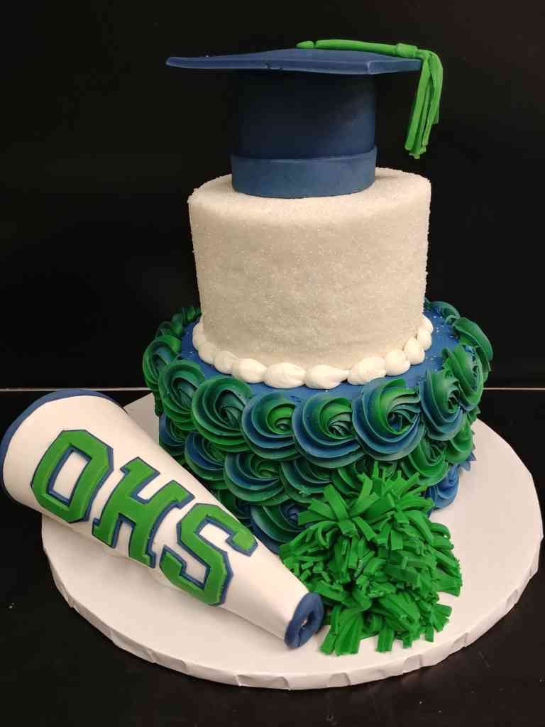 Tiered Grad Cake - le' Bakery Sensual