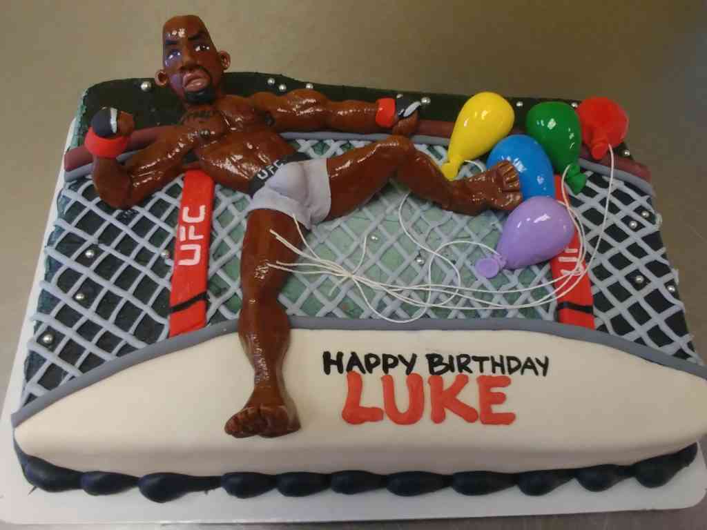 John Jones UFC cake - le' Bakery Sensual