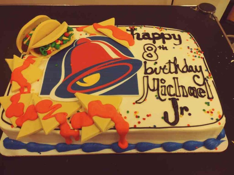 Taco Bell birthday cake - le' Bakery Sensual