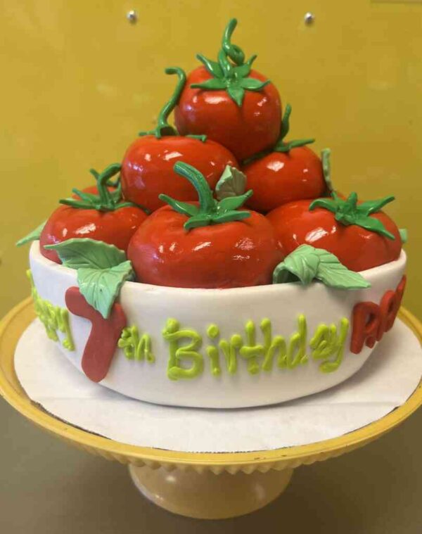 Bowl of Tomatoes cake - le' Bakery Sensual